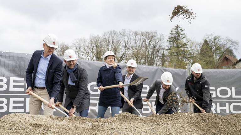 Spatenstich für das neue Swisslog Headquarters in Aarau - Swisslog