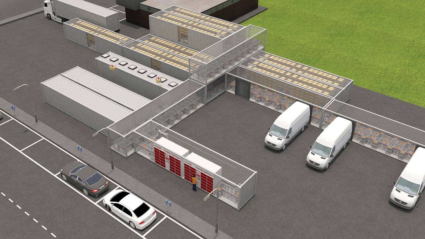 Container-Based Automation for Urban Fulfillment - Swisslog South East Asia