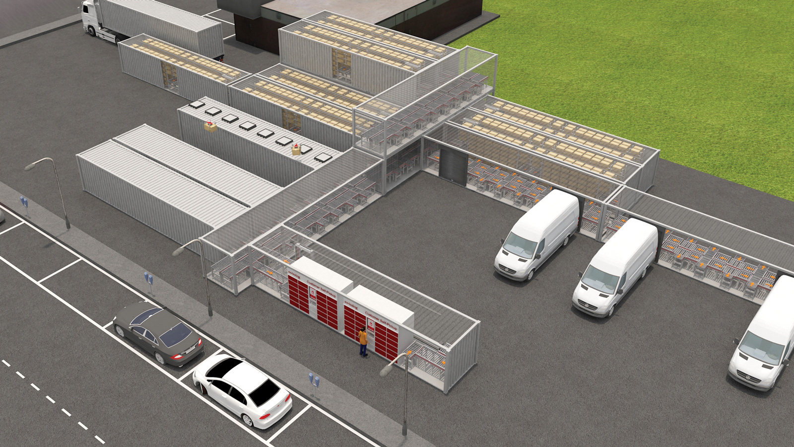 Container-Based Automation for Urban Fulfillment - Swisslog Global